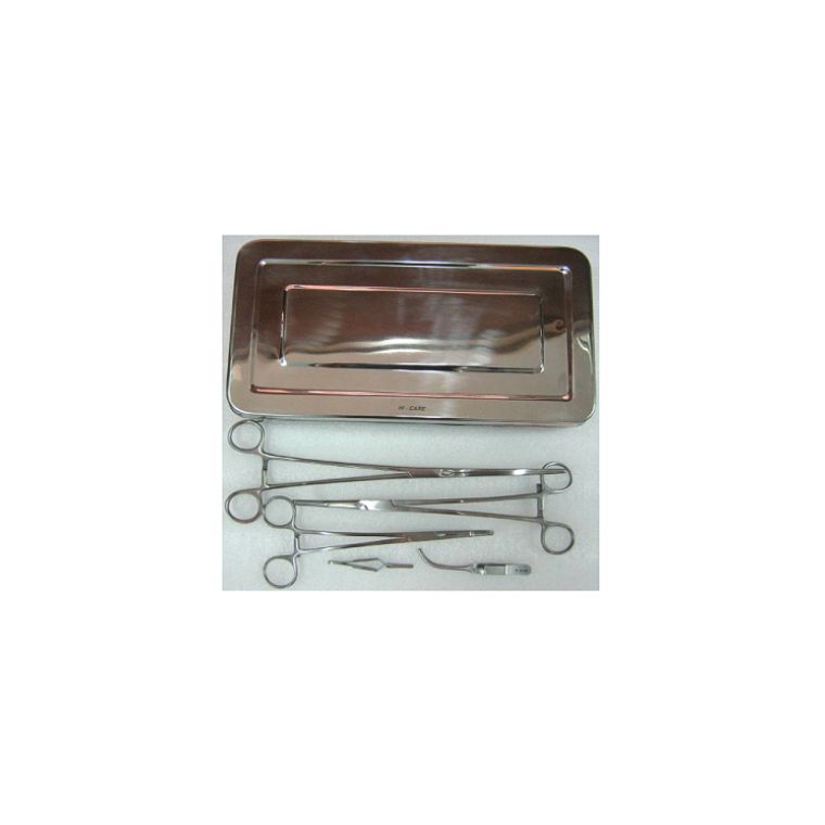 Surgical Vascular Clamps Set With Tray